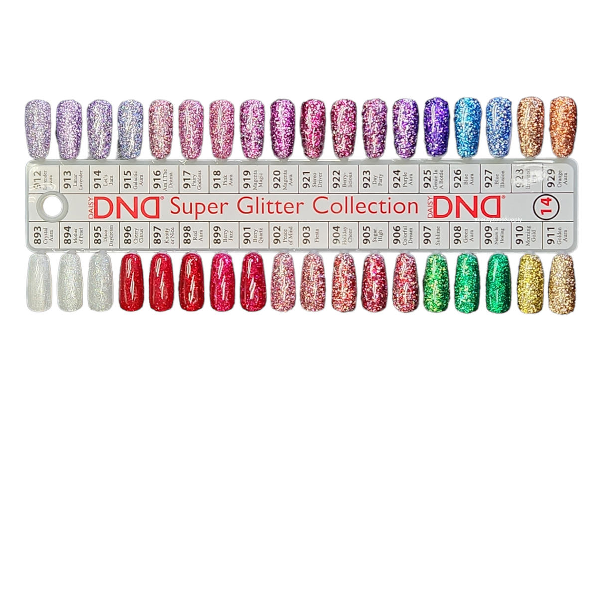Dnd Soak off Gel Polish Super Glitter Collection – Beauty Zone Nail Supply