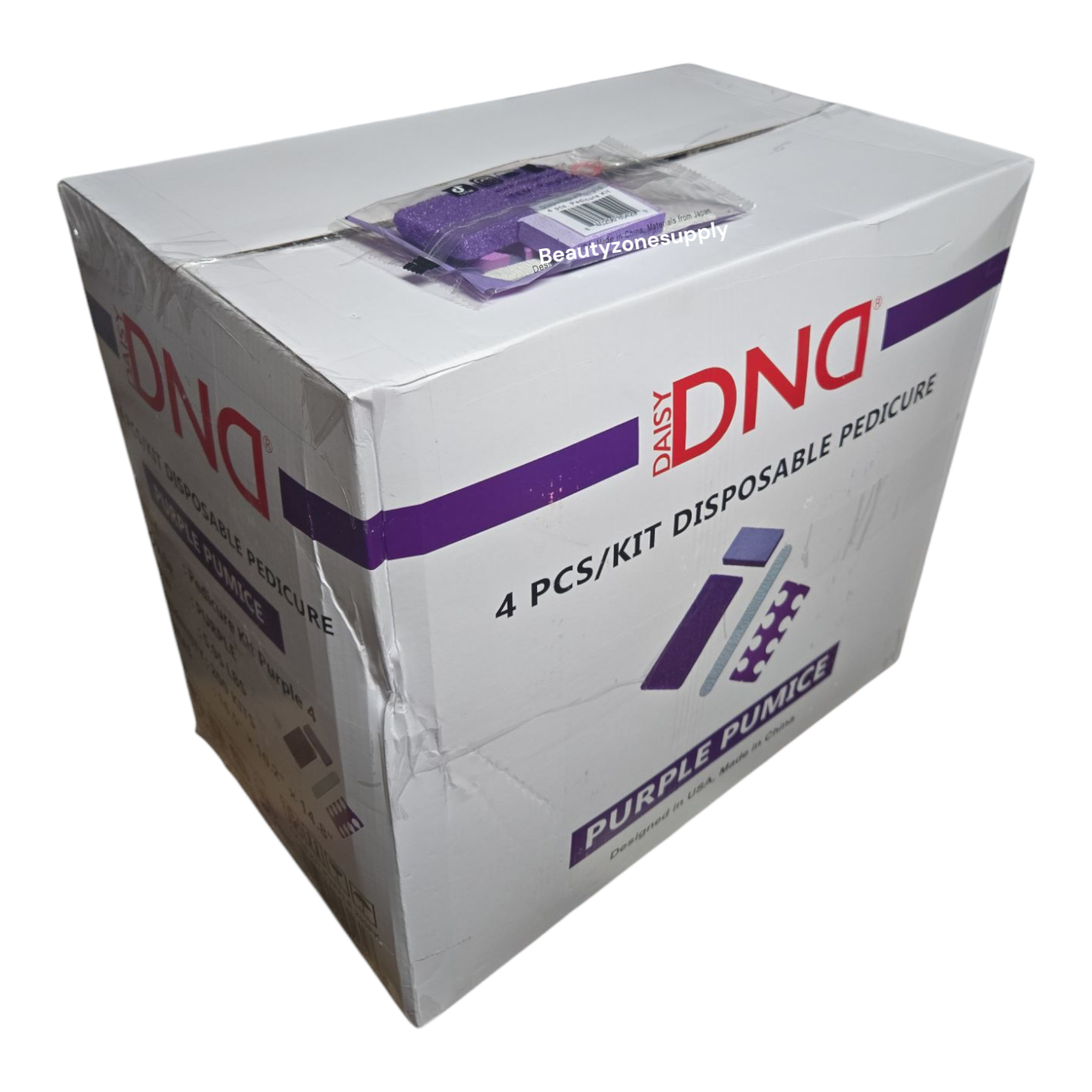 DND Pedicure Kit Purple 200 Kits/Box – Beauty Zone Nail Supply