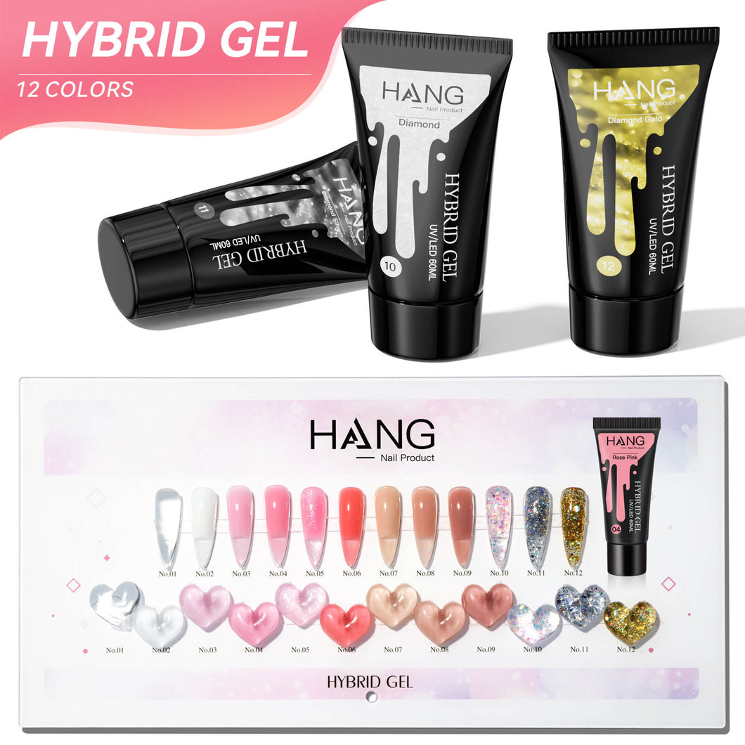 Hang Easy Tap Hybrid Gel UV/LED set 12 tube 60 mL new – Beauty Zone ...