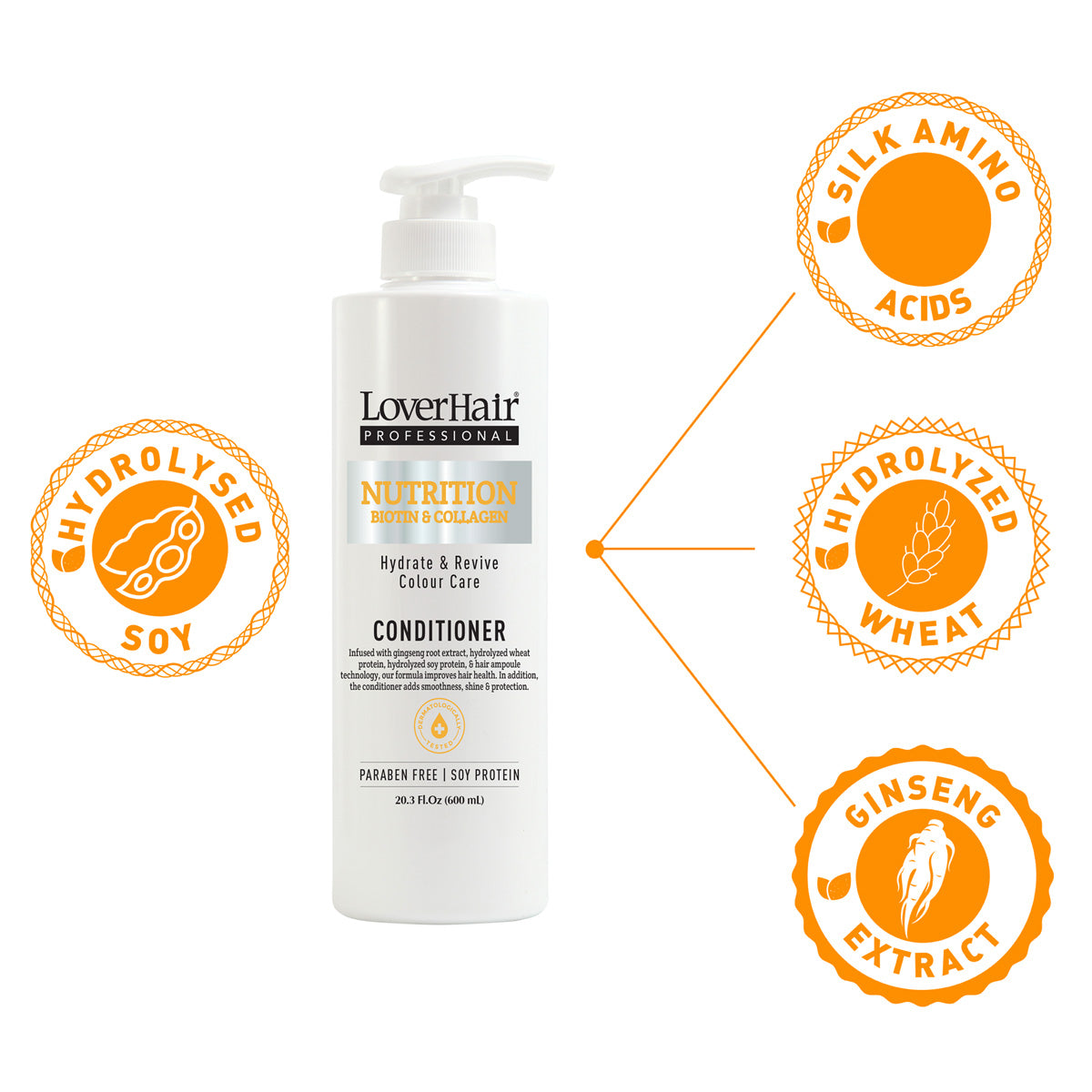 Lover's Hair Professional Nutrition Colour Care Conditioner 20.3 fl oz ...
