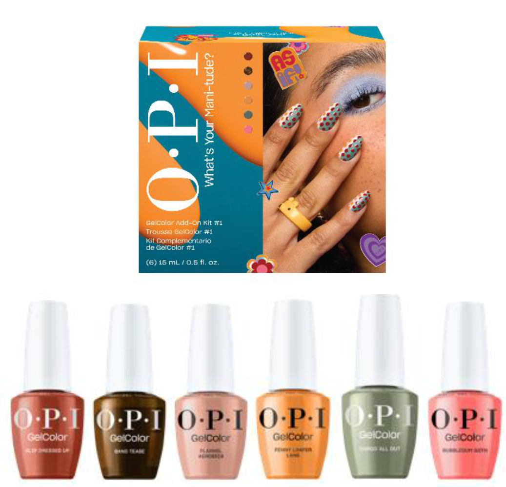 OPI GelColor Inteli-Gel What's Your Mani-tude? Add on kit 1 #GC373 ...