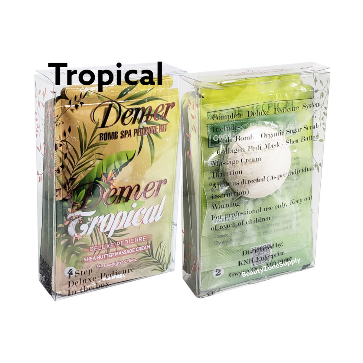 Demer 4 in 1 Spa Pedicure Bomb Kit 60 pack Tropical – Beauty Zone Nail ...