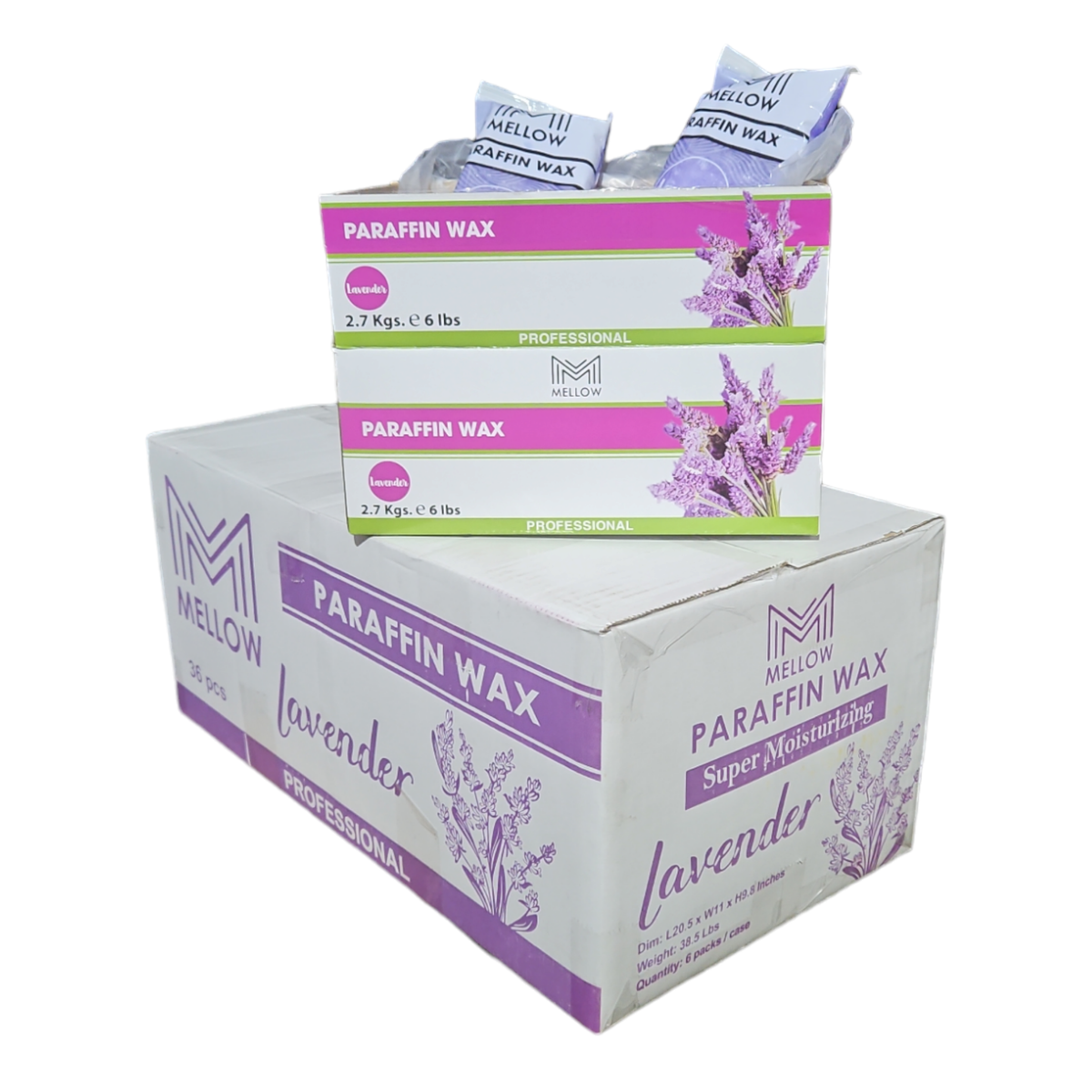 Monika Paraffin Wax Lavender Box 36 lbs – Beauty Zone Nail Supply