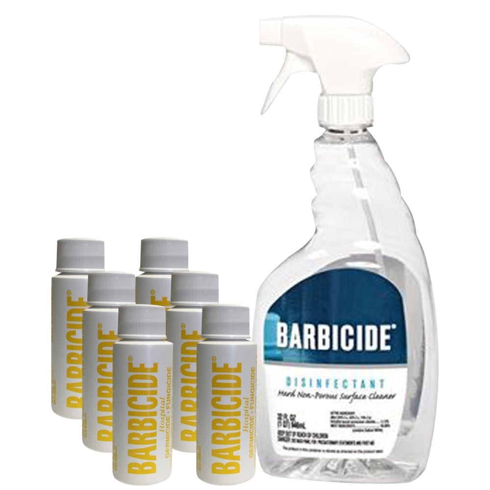 Barbicide Disinfectant with 6 bottle 2 oz – Beauty Zone Nail Supply