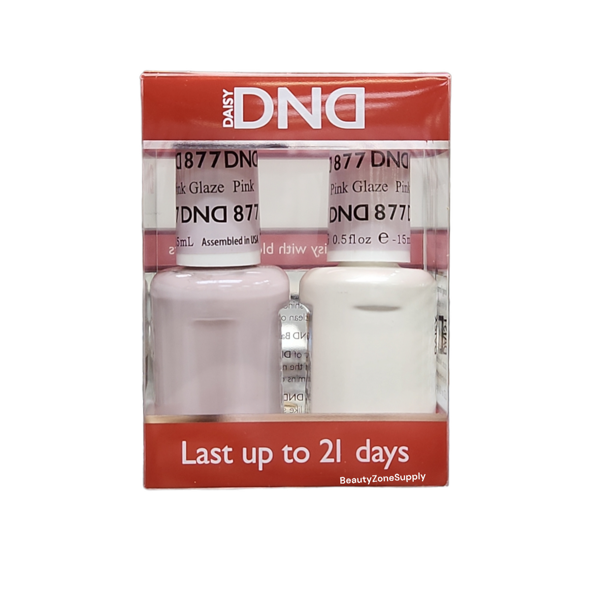 DND Duo Gel & Lacquer Pink Glaze #877 – Beauty Zone Nail Supply