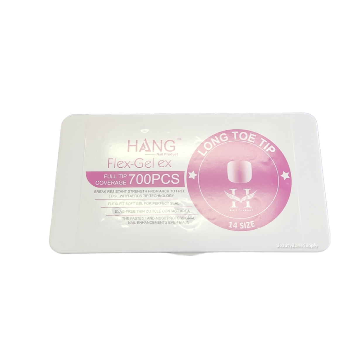 Hang Gel X Flex Gel Toe Tip Box 14 Size 700 tips – Beauty Zone Nail Supply