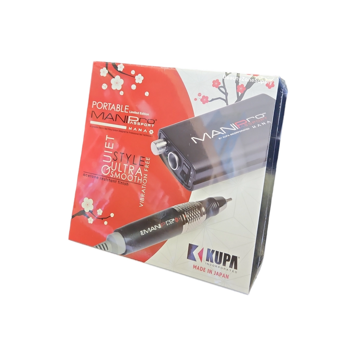 Kupa Passport Manipro Nail File Drill Hana Black Japan – Beauty Zone ...