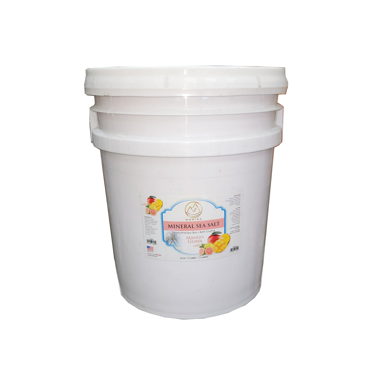 Monika Sea Salt Mango Pail 5 Gallon – Beauty Zone Nail Supply